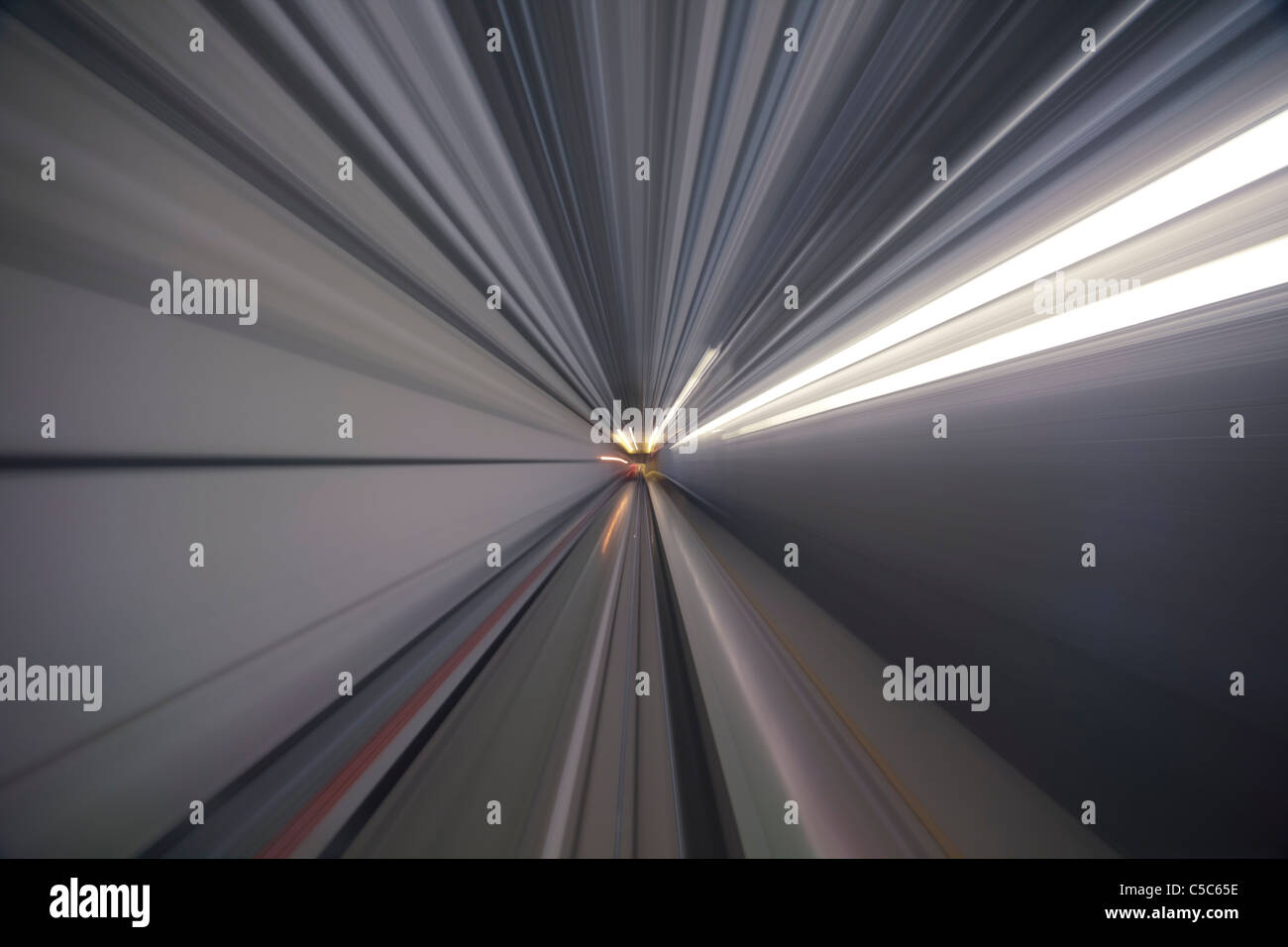 Long exposure of subway train ride Stock Photo - Alamy