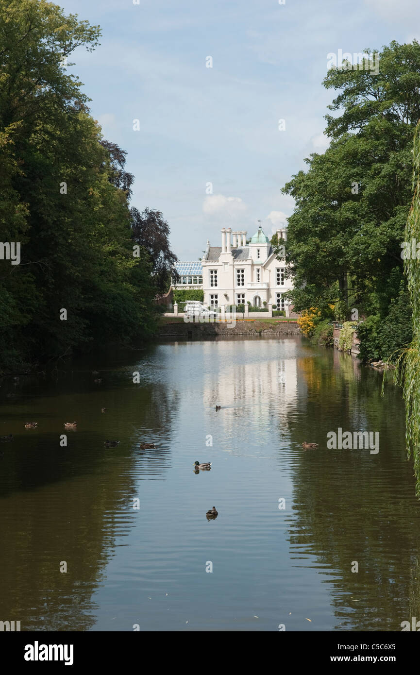 Castle Pool in Hereford Stock Photo - Alamy