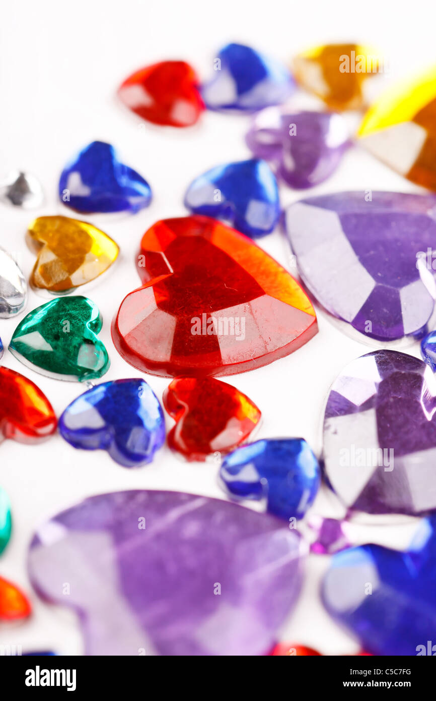 Color hearts hi-res stock photography and images - Alamy