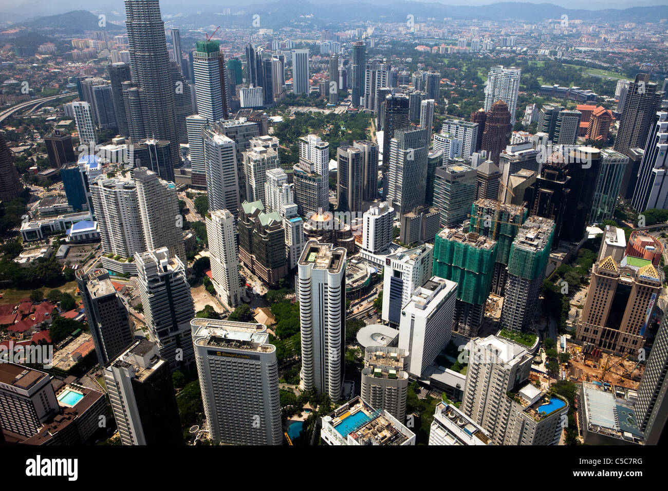Commercial District and Downtown, Kuala Lumpur, Malaysia Stock Photo ...