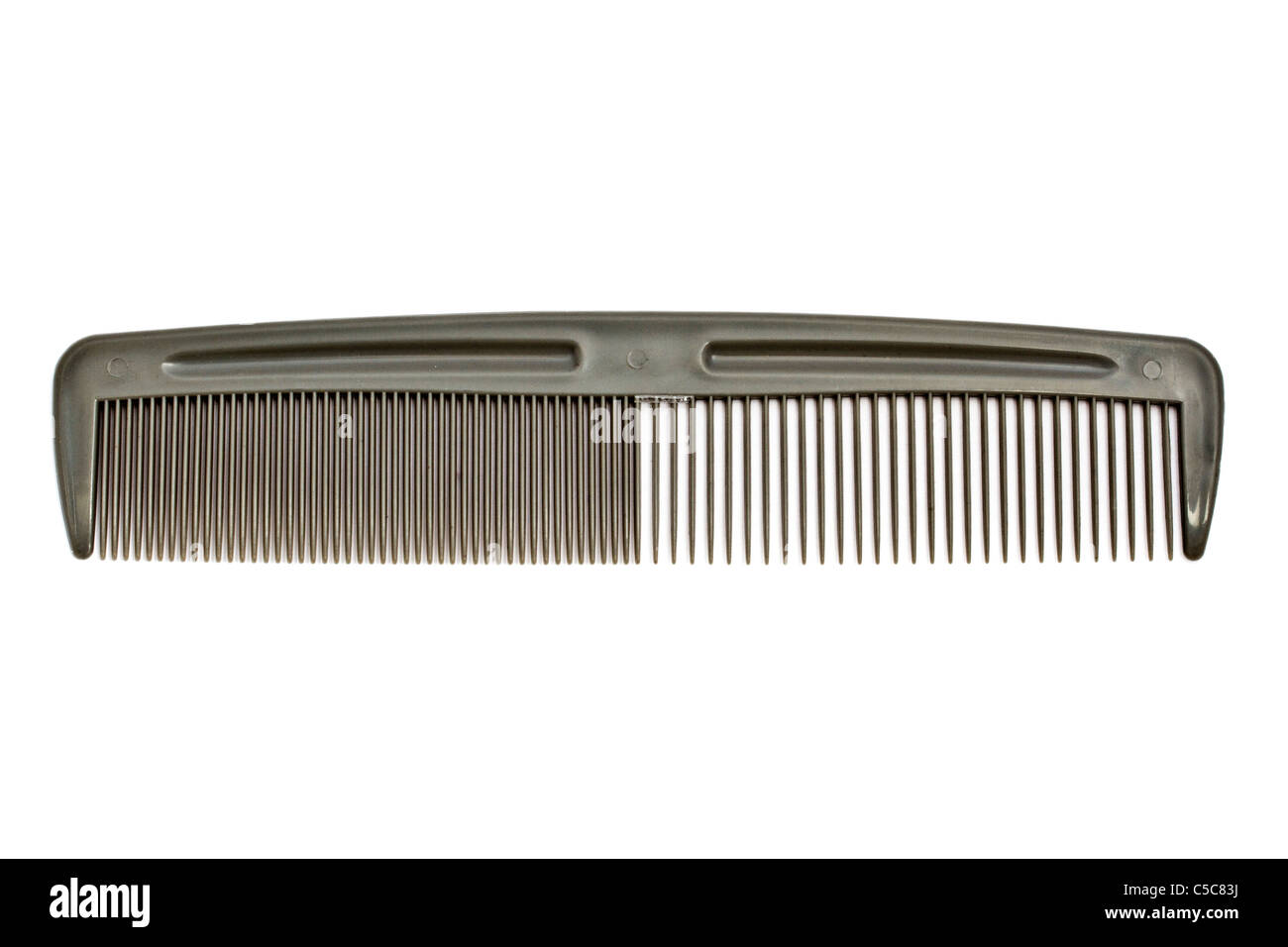 Gray comb isolated on white background Stock Photo - Alamy