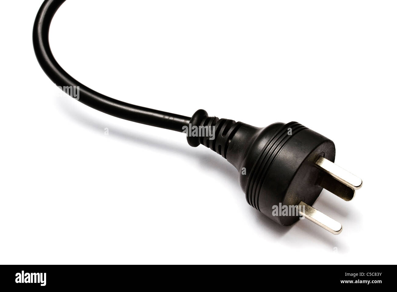 Electric plug isolated on the white background Stock Photo - Alamy