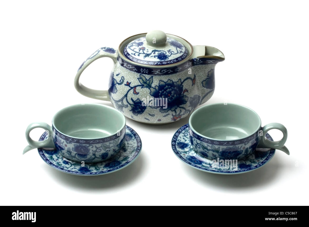 Chinese porcelain tea set hi-res stock photography and images - Alamy