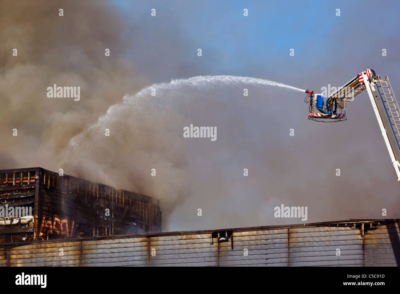 Fighting Fire At Magic Palace Feb 18, 2011 With Remote Controlled Hose ...