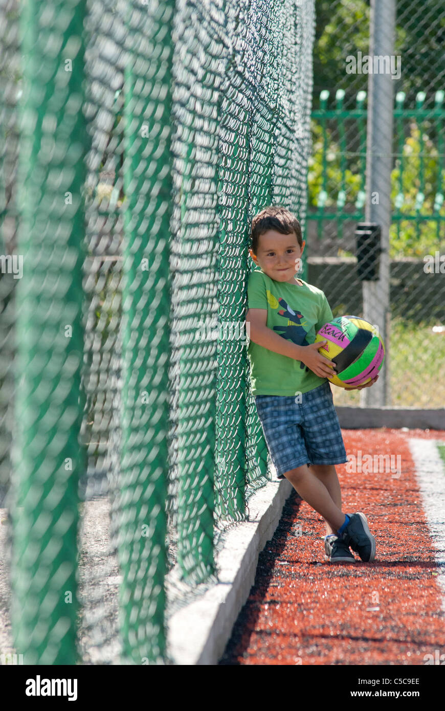 Teen boy tired after sport hi-res stock photography and images - Alamy