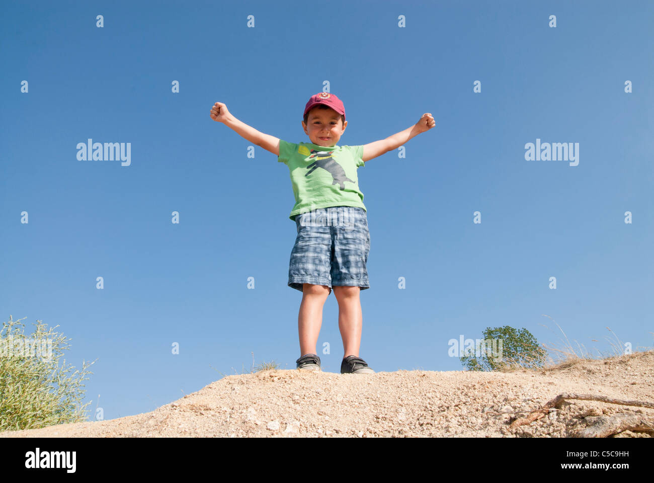 winning,happy boy,jumping, joy Stock Photo - Alamy