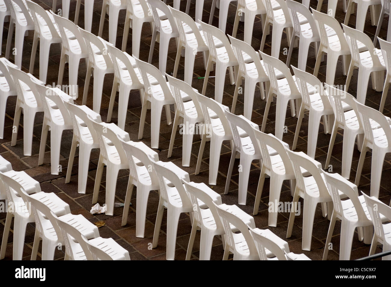 Stacking Plastic Chairs High Resolution Stock Photography and Images ...