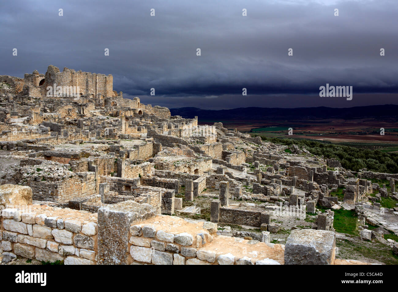 Main temple (168 AD), Dougga (Thugga), UNESCO World Heritage Site ...