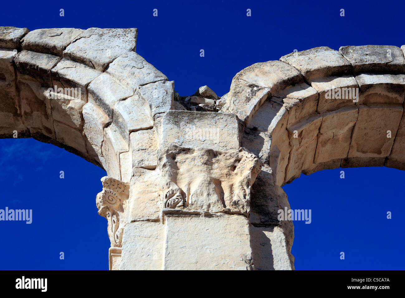 South baths (2nd century), Maktar, Tunisia Stock Photo - Alamy