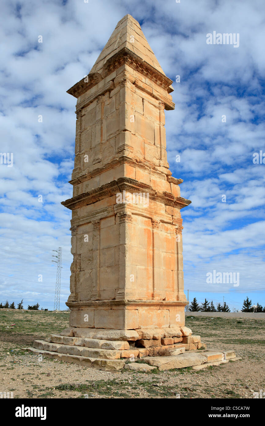 Mausoleum (2nd century), Maktar, Tunisia Stock Photo - Alamy