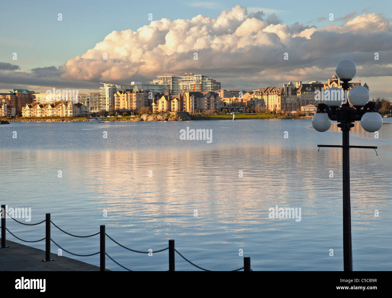 British columbia inner harbor at sunset hi-res stock photography and ...