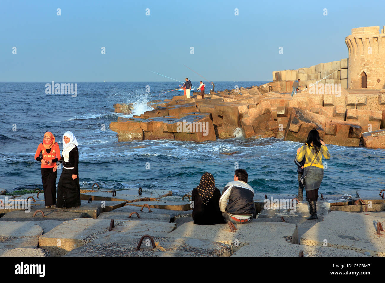 Alexandria sea fortress hi-res stock photography and images - Alamy