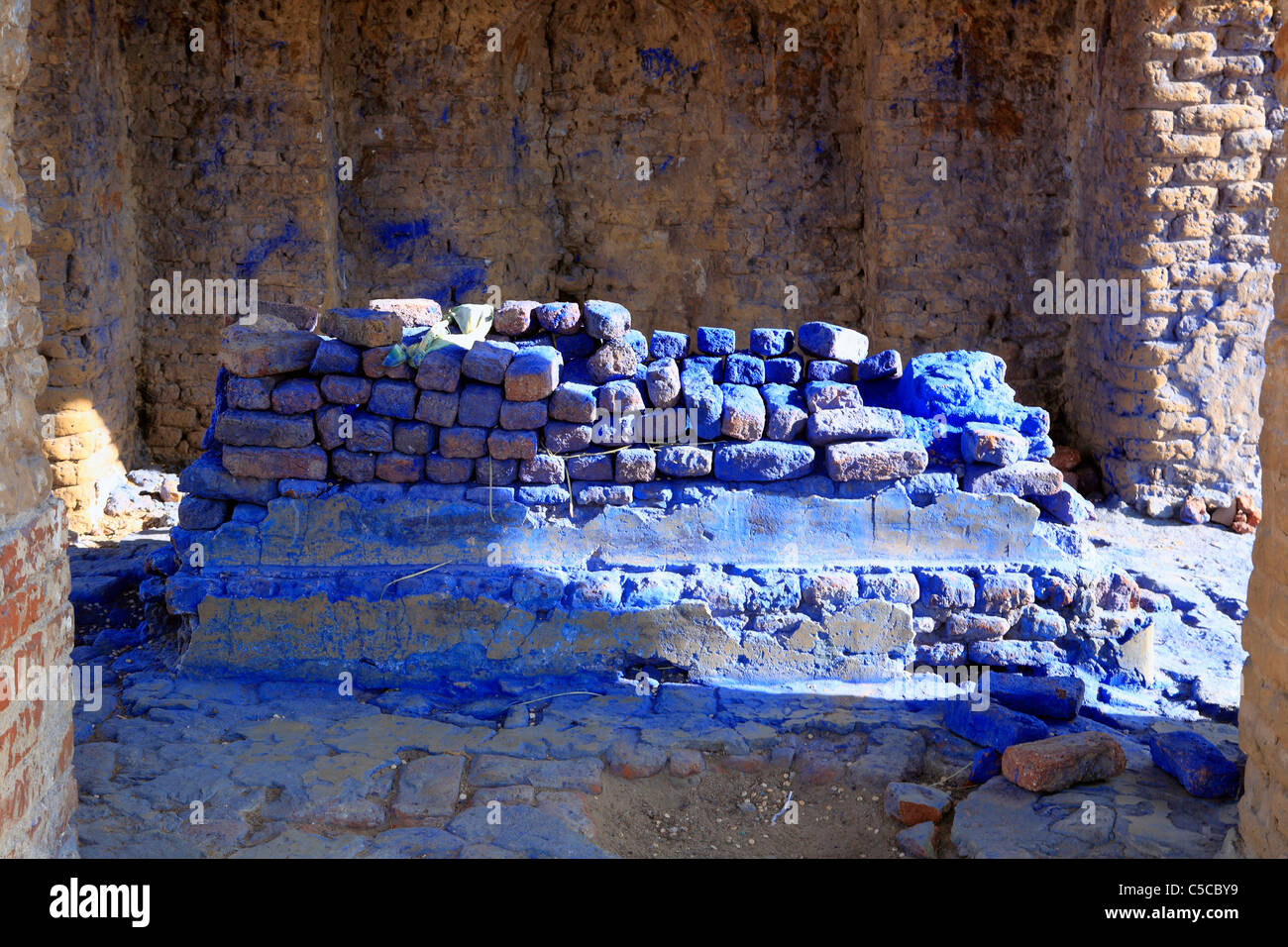 Fatimid cemetery, Tomb of a venerated saint (sheikh), Aswan, Egypt ...