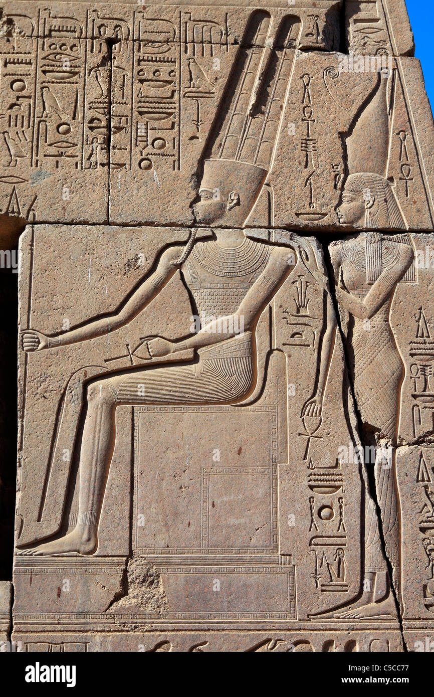 Amun-Re temple, Karnak, Egypt Stock Photo - Alamy