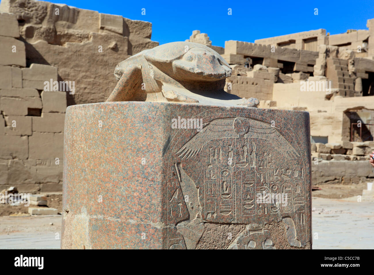 Amun-Re temple, Karnak, Egypt Stock Photo - Alamy