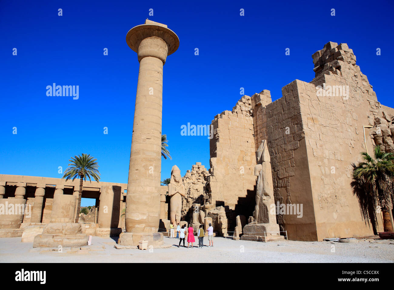 Amun-Re temple, Karnak, Egypt Stock Photo - Alamy