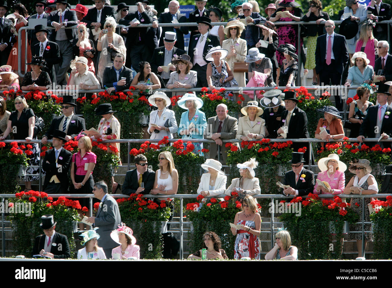 A scene from the Ascot race meeting, Ascot, near London, UK Stock Photo ...