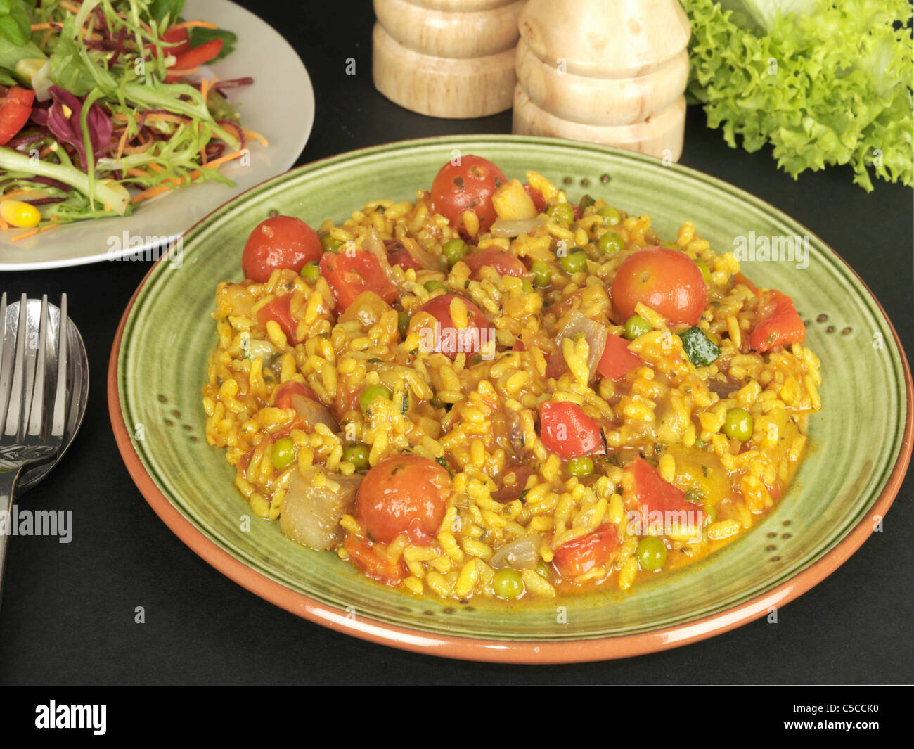 Veg vegetable waitrose vegetarian paella meal hi-res stock photography ...
