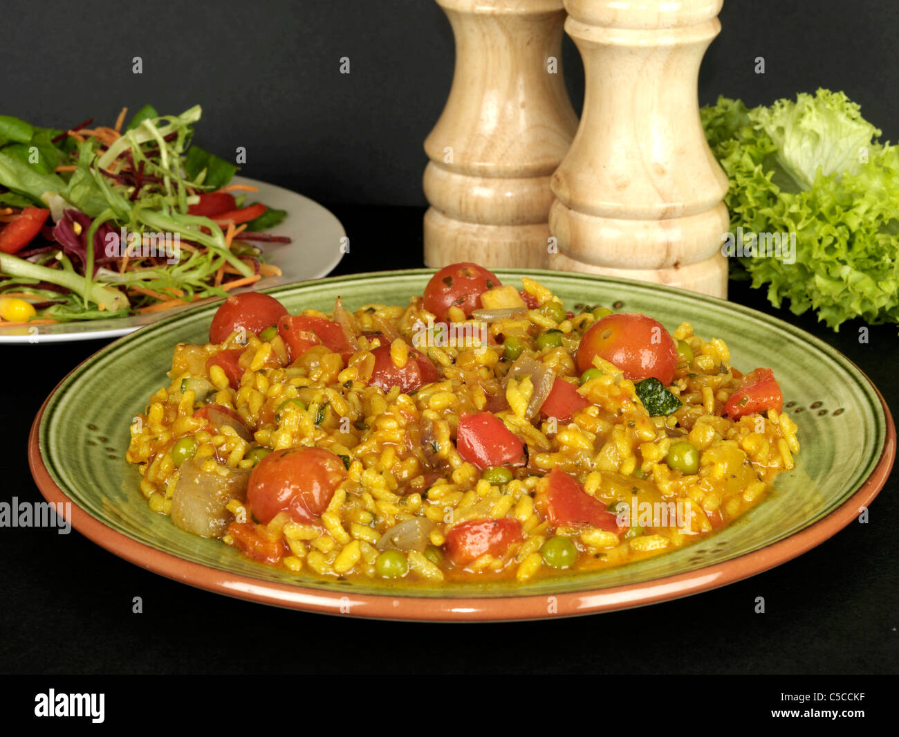 Veg vegetable waitrose vegetarian paella meal hi-res stock photography ...