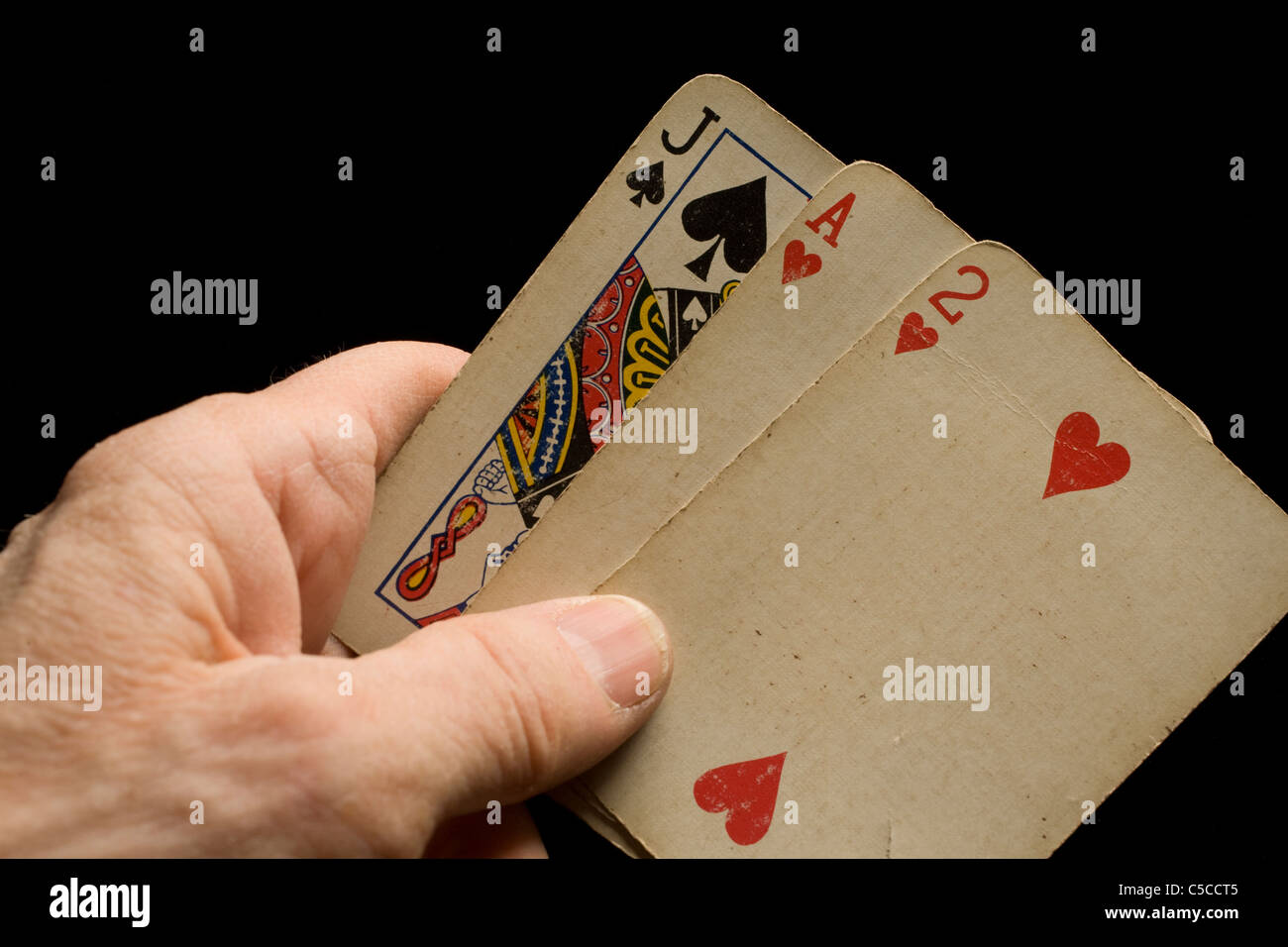 Hand of cards hi-res stock photography and images - Alamy