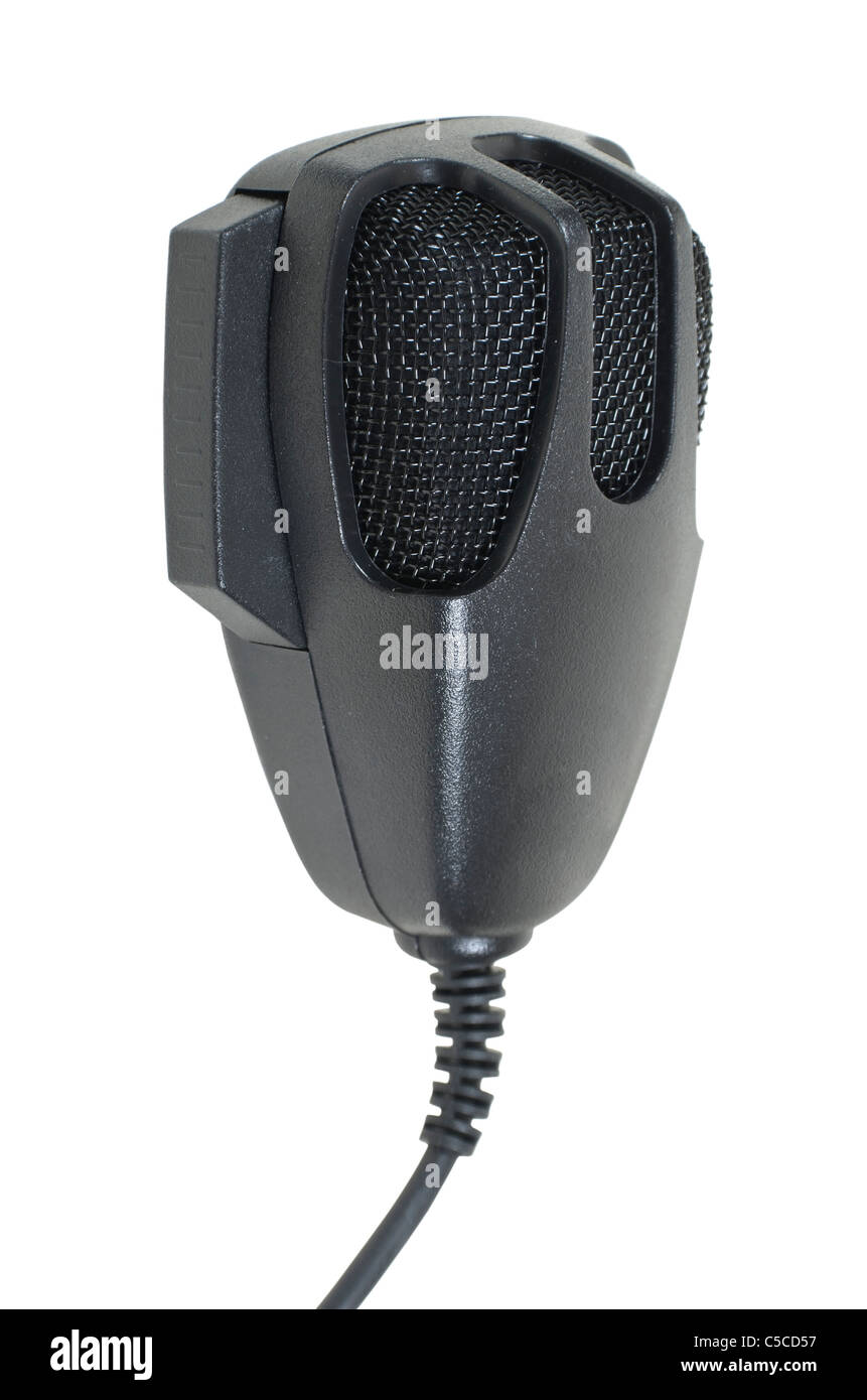 Handheld radio microphone hi-res stock photography and images - Alamy