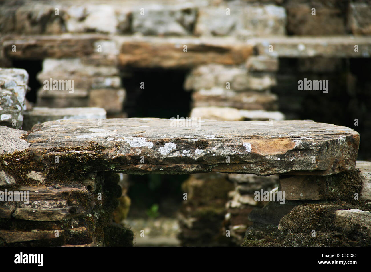 Water Channels At Vindolanda Roman Settlement, Near Hadrian's Wall ...