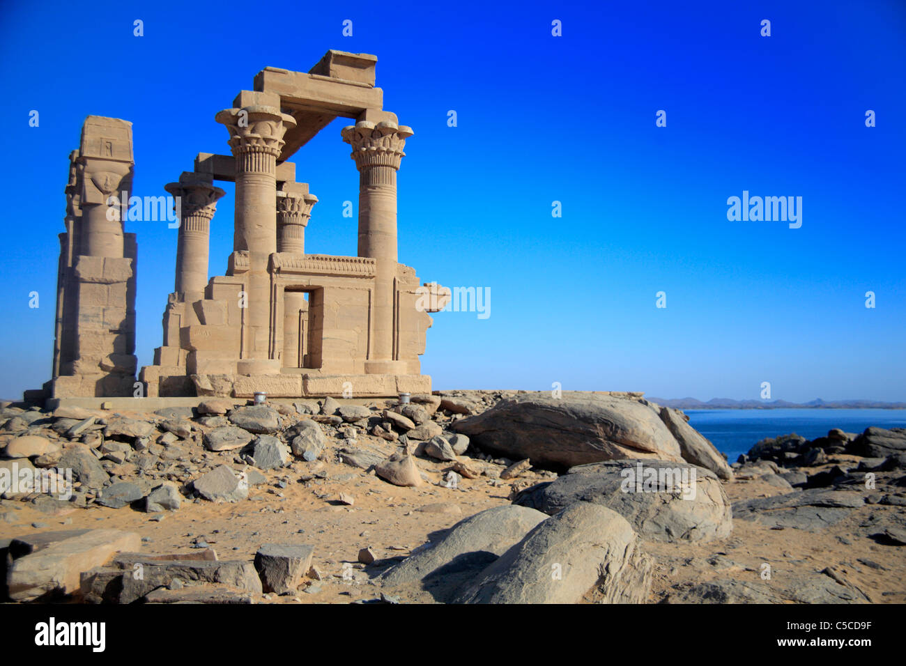 Kiosk of Qertassi (2nd century), New Kalabsha island near Aswan High ...