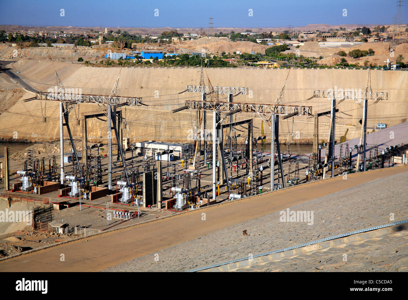 Aswan High dam, Egypt Stock Photo - Alamy