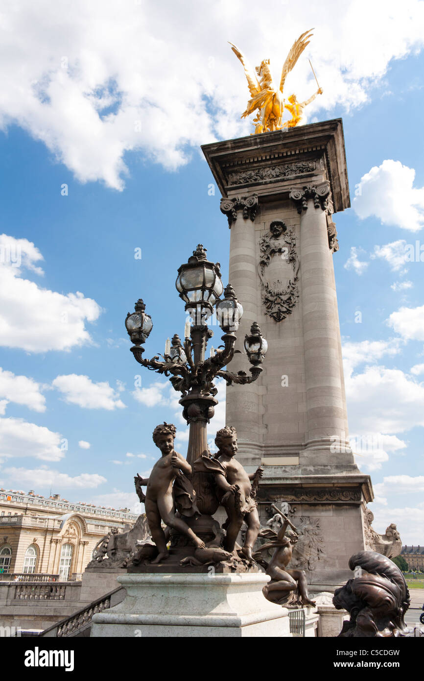 Alexander III 's bridge, Paris, France Stock Photo - Alamy