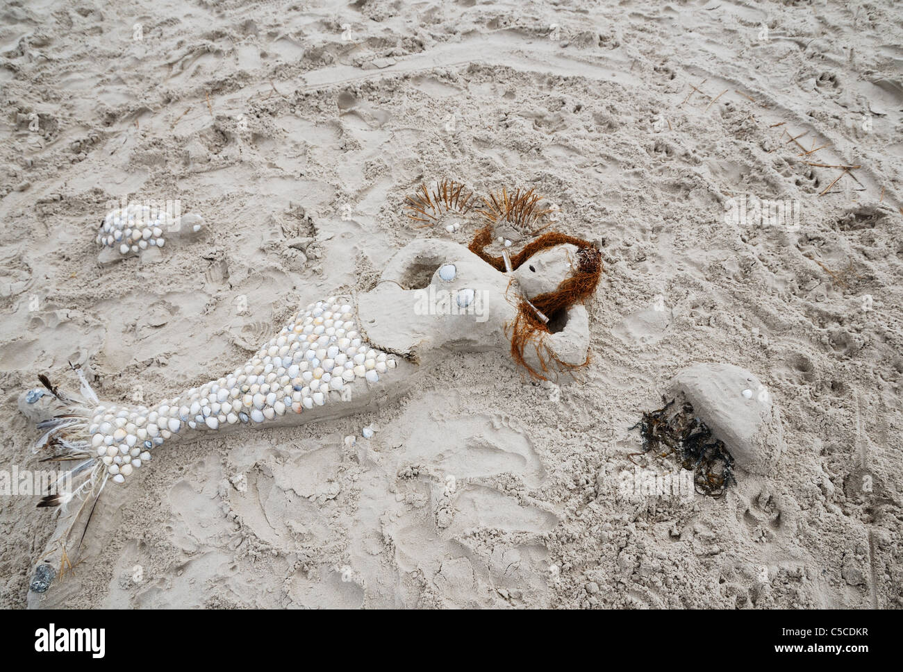 Sand Sculptures Mermaid