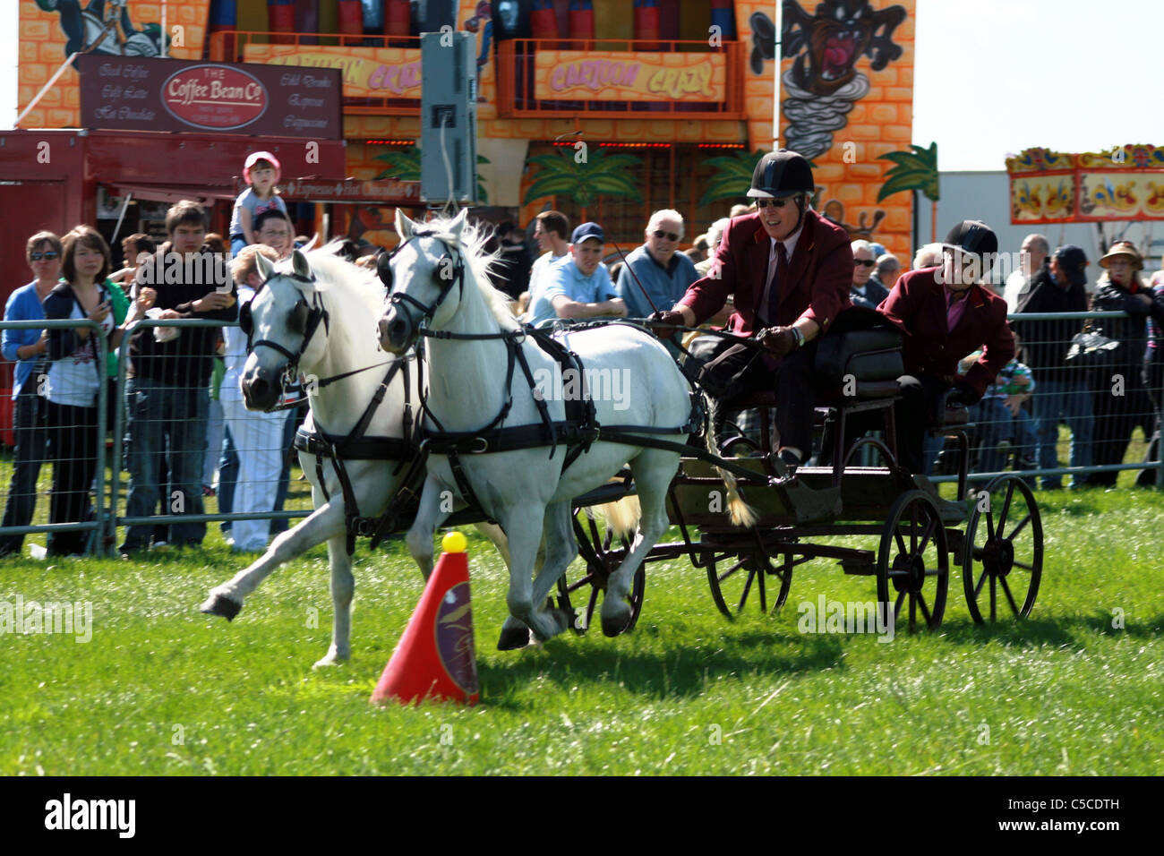Scurry racing at Cheshire Show ground Tabley Cheshire England Stock ...