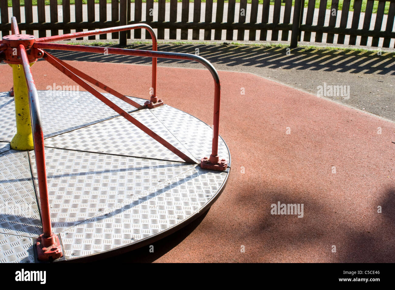 Roundabout in childrens playground hi-res stock photography and images ...