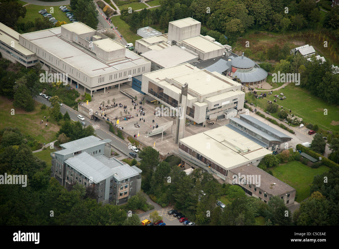 Aberystwyth Arts Centre and university campus , Ceredigion west wales ...