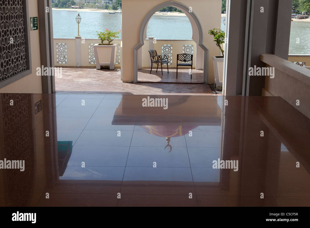 Architecture, Floating Mosque, Penang, Malaysia Stock Photo - Alamy