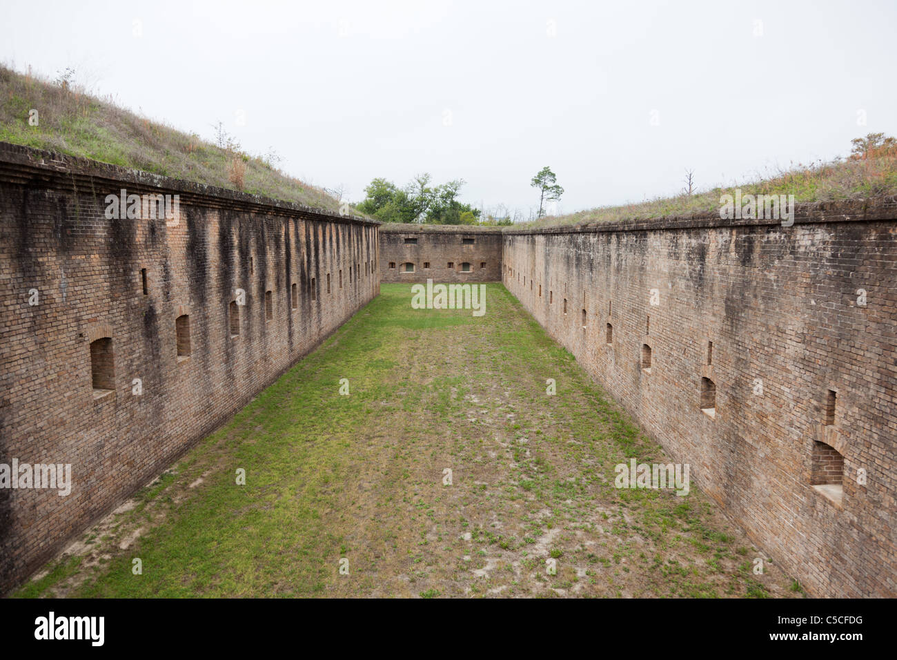 The moat around Fort Barrrancas in Pensacola, Florida Stock Photo - Alamy