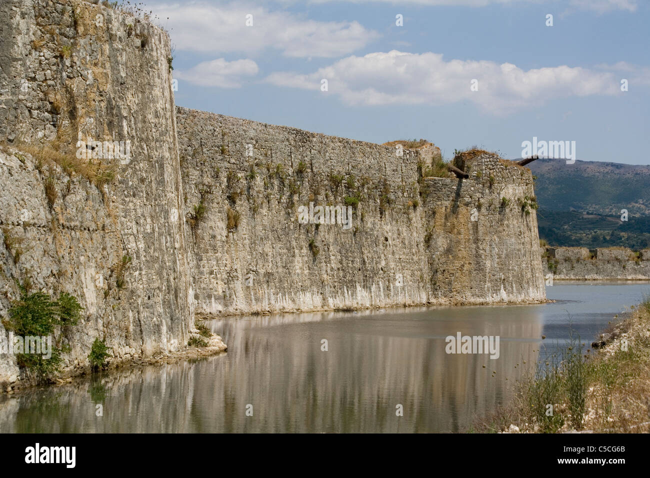 Greece Sterea Ellada Aghia Mavra castle Stock Photo - Alamy
