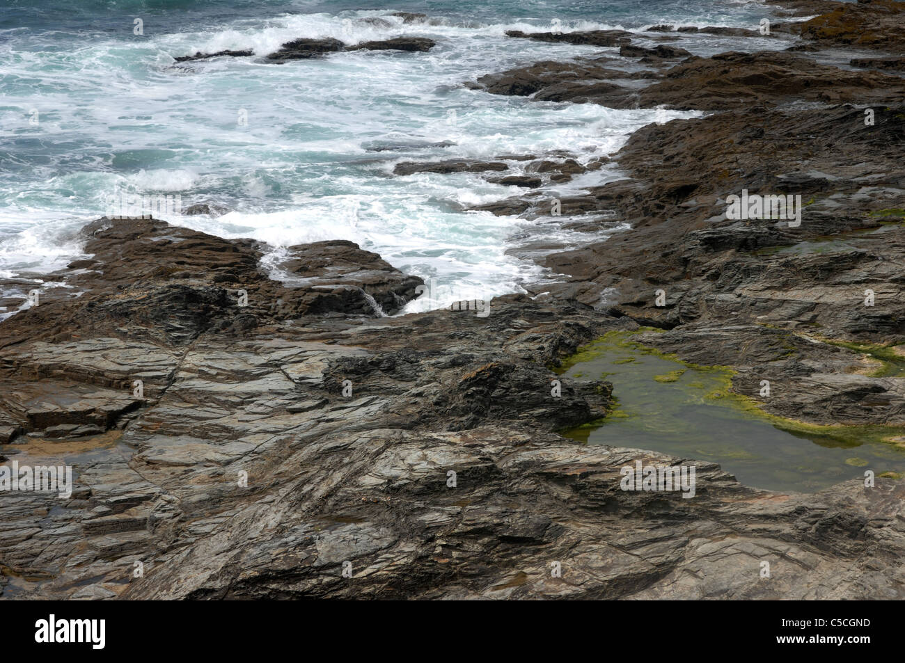 Cornish coastal scenery, Cornwall, UK Stock Photo - Alamy
