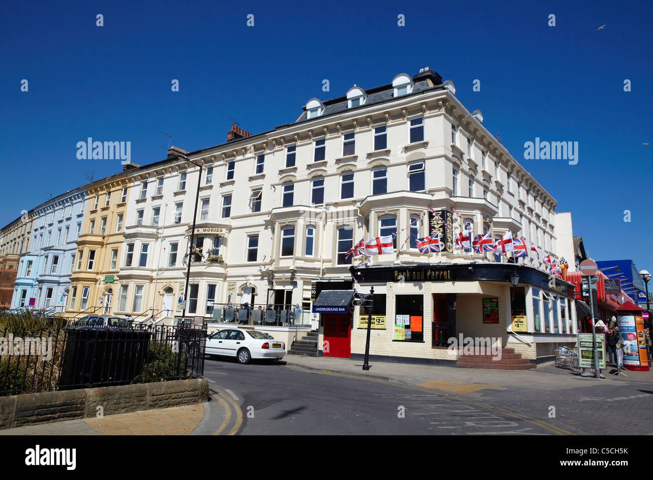 Bridlington town centre Stock Photo - Alamy