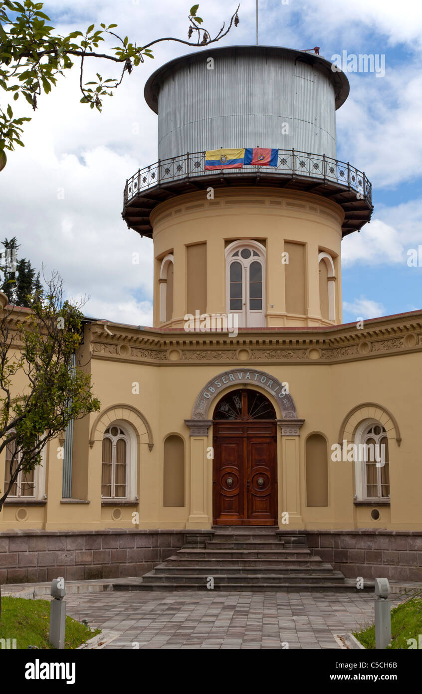 The historic 19th century French observatory, Quito, Ecuador Stock ...