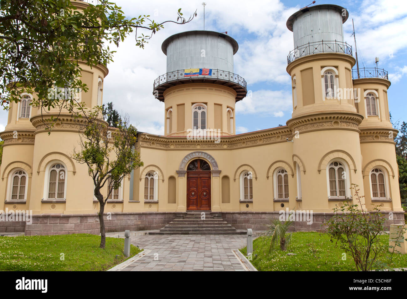 The historic 19th century French observatory, Quito, Ecuador Stock ...