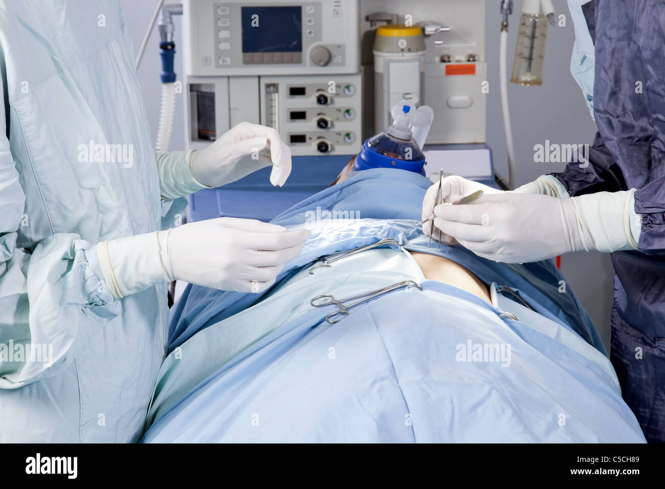 Closeup of a surgery in the operation theatre Stock Photo - Alamy