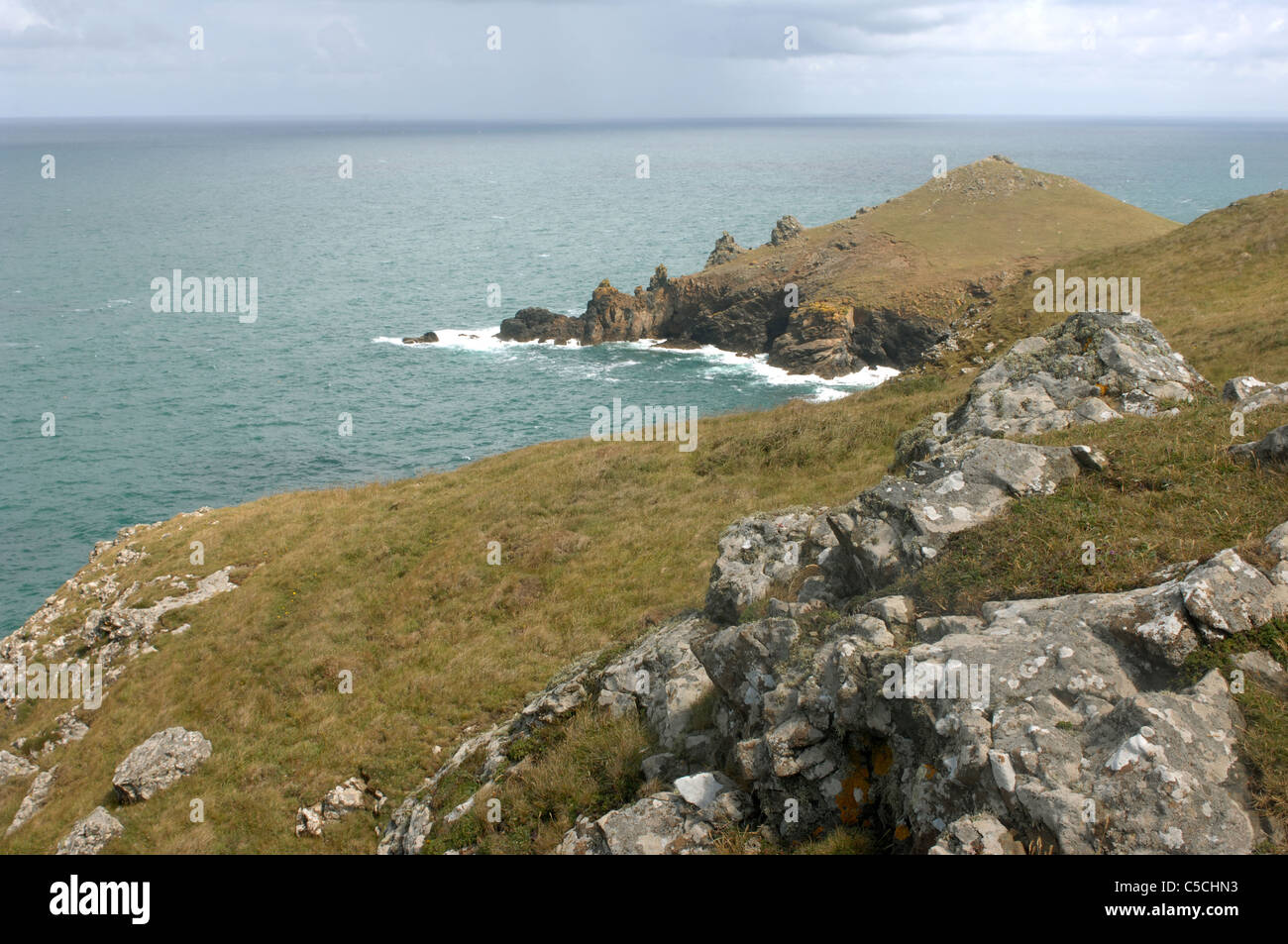 Cornish coastal scenery, Cornwall, UK Stock Photo - Alamy