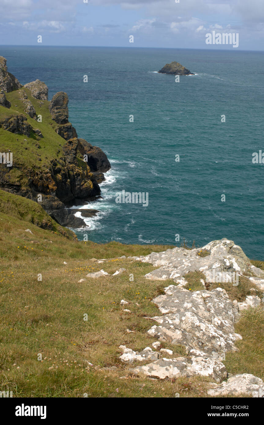 Cornish coastal scenery, Cornwall, UK Stock Photo - Alamy
