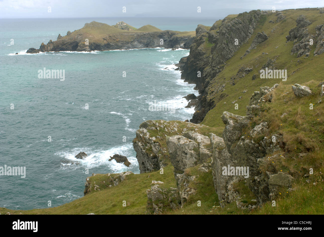 Cornish coastal scenery, Cornwall, UK Stock Photo - Alamy