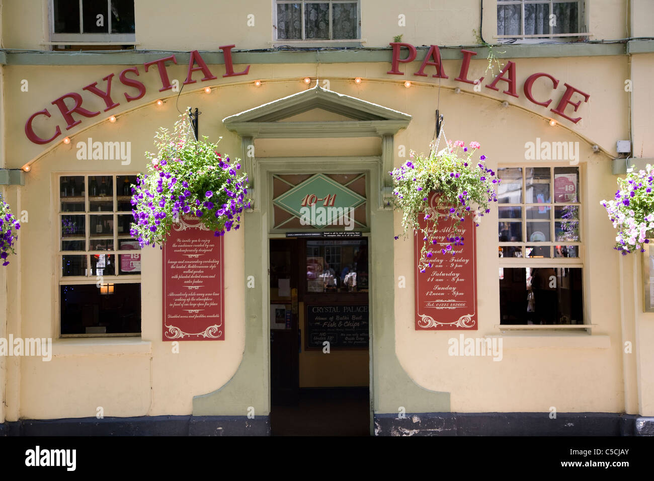 Crystal Palace public house, Bath, England Stock Photo - Alamy