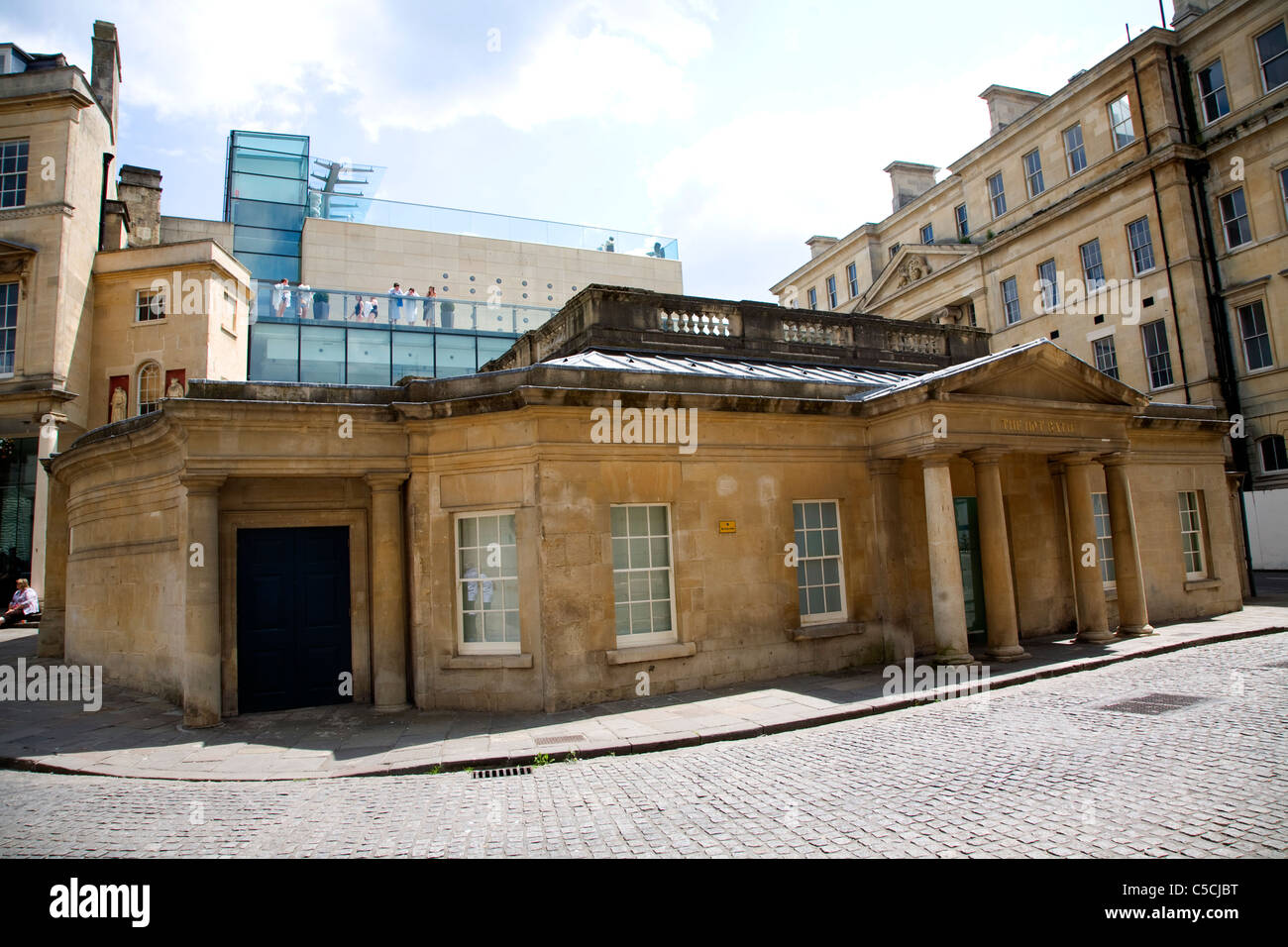 Part of the Thermae spa complex, Bath, England Stock Photo - Alamy