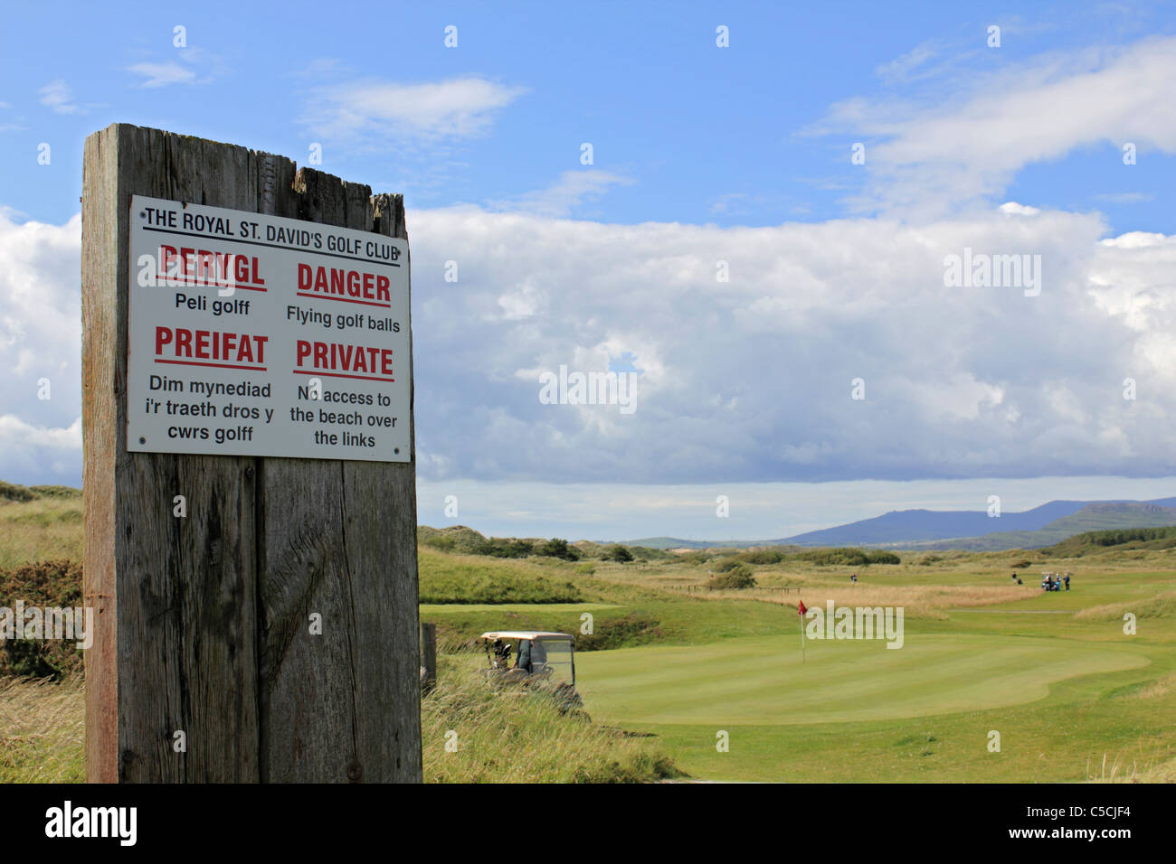 Royal St David's Golf Club, Harlech, Gwynedd, Wales UK Stock Photo - Alamy