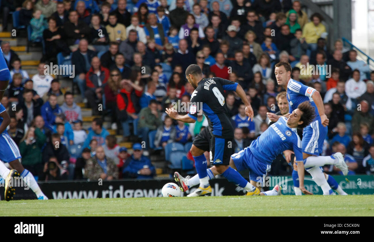 Benayoun makes a tackle at Chelsea FC'c first pre season friendly ...
