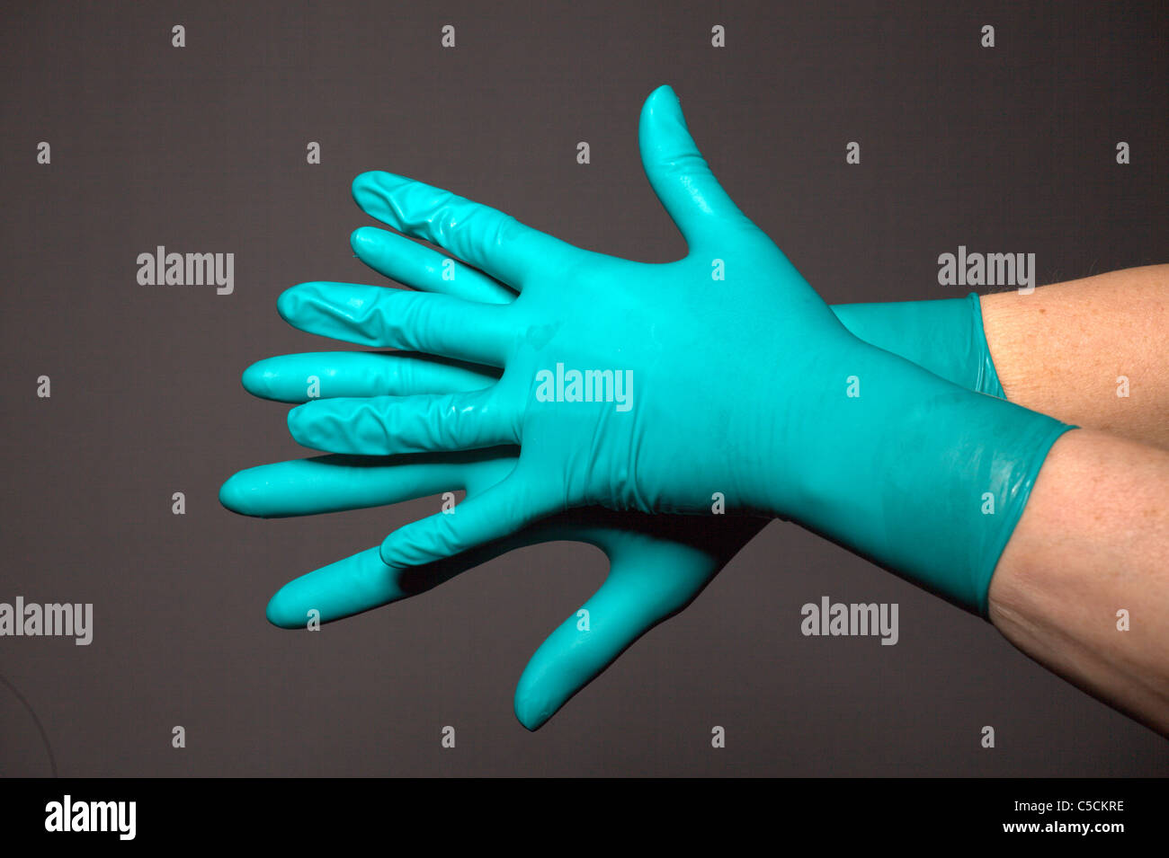 medical gloved hands Stock Photo - Alamy