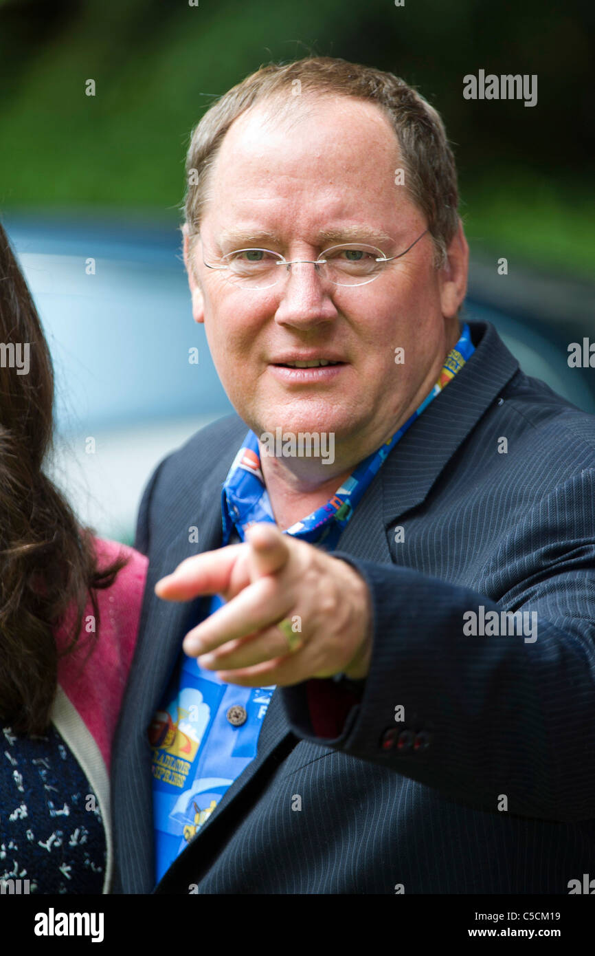 John Lasseter attends the UK premiere of CARS 2 at Empire Leicester ...